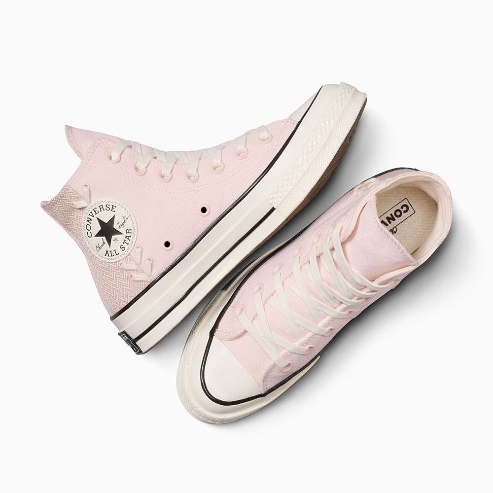 Shop Converse Women Chuck 70 Crafted Laces High Top Pink Sneakers ...